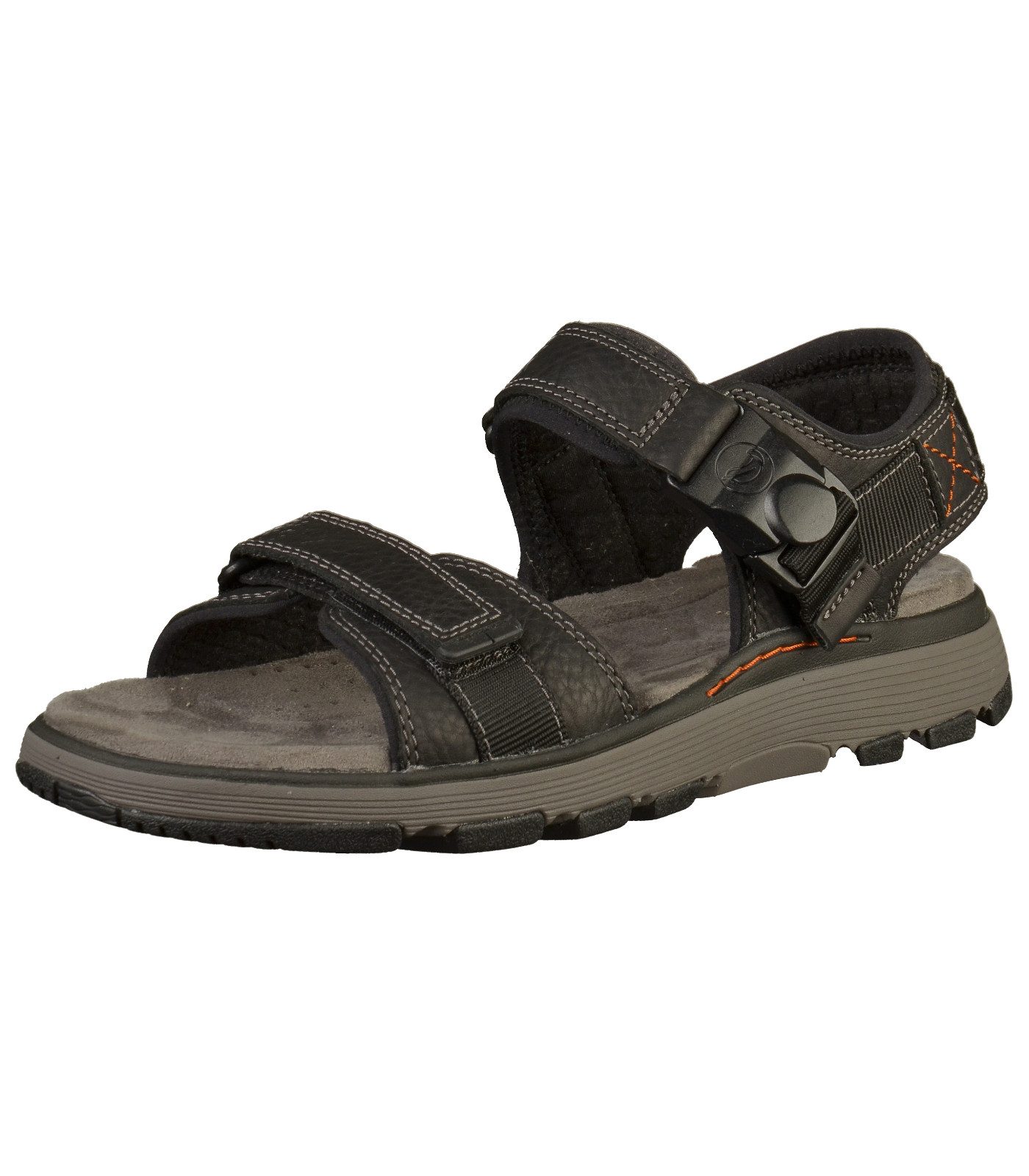 Clarks Sandalen Leder Trekkingsandale, Absatzhöhe: 3 cm