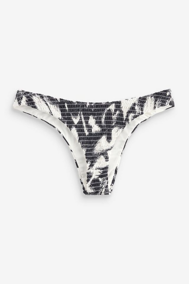 Next Bikini Hose Gesmokte Bikinihose Mit Hohem Bein 1 St