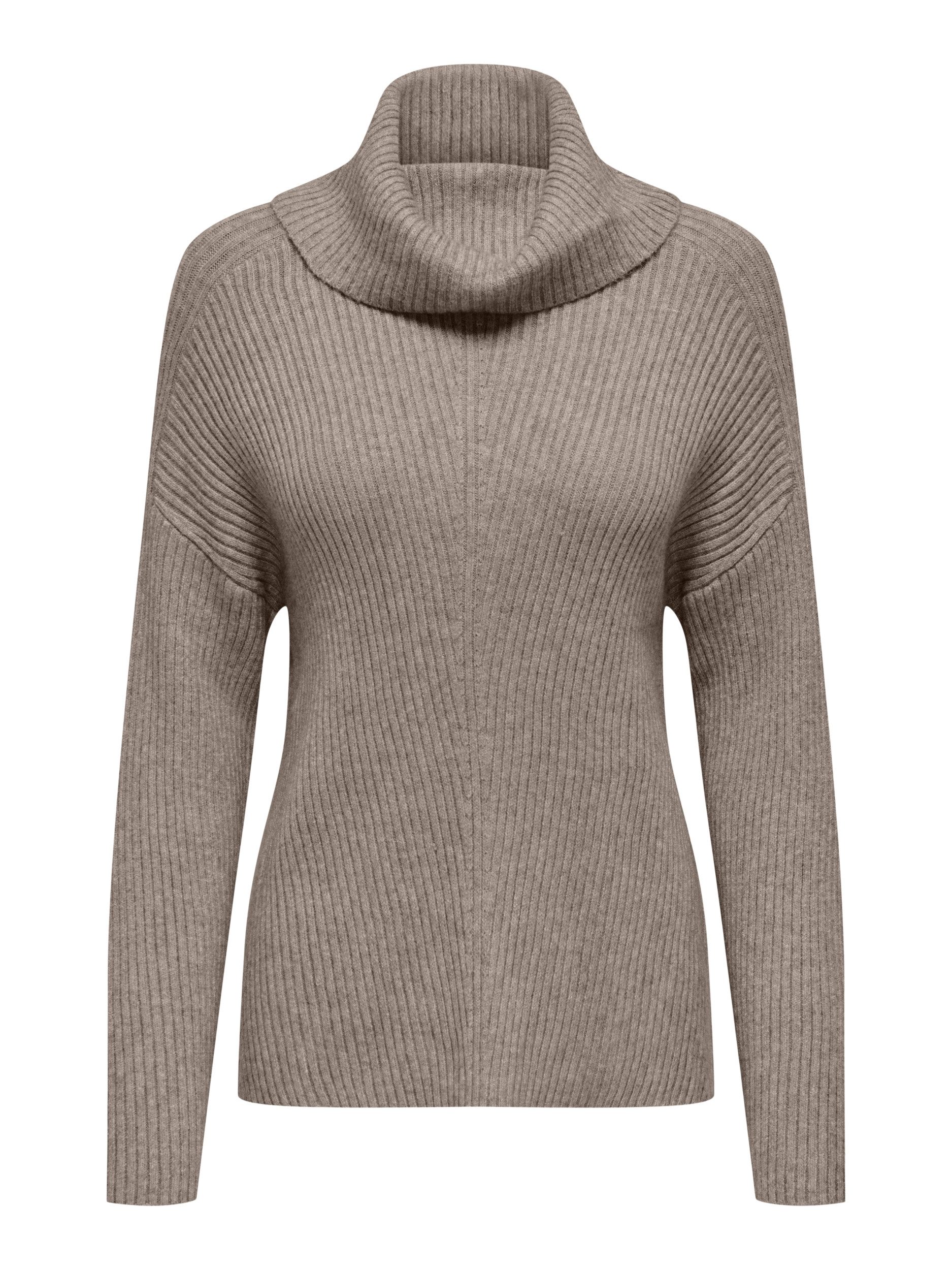 ONLY Strickpullover ONLKATIA LS SADDLE ROLL NECK CC KNT