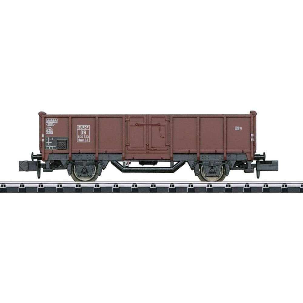 MiniTrix Güterwagen MiniTrix T18082 N Hochbordwagen der DB, Mit ...
