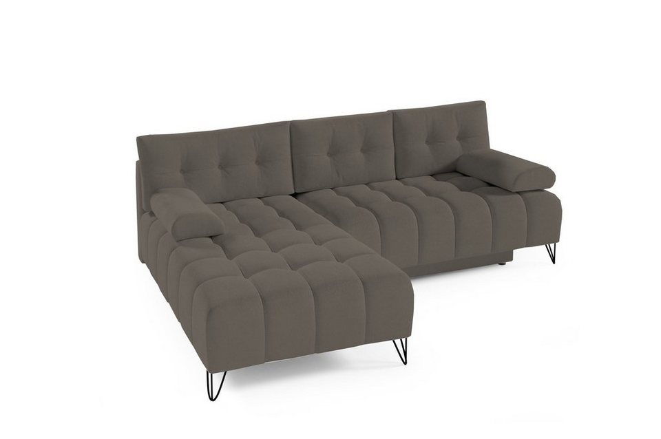 Moeblo Ecksofa Brody Elegante Ecke Couch Schlafsofa Wohnlandschaft