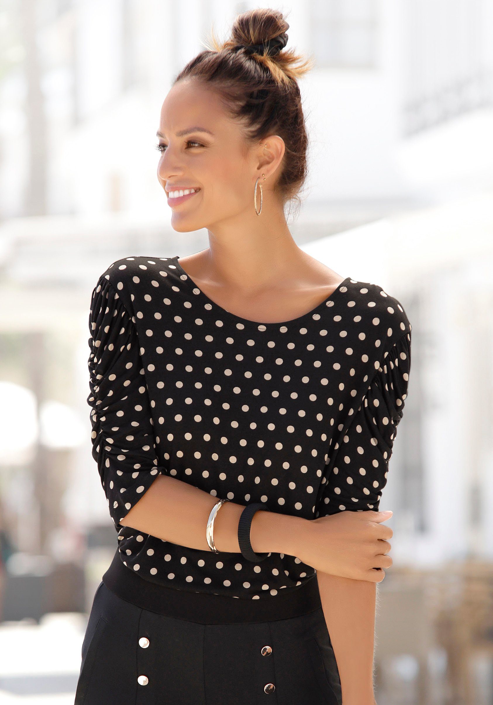 Gepunktete Blusen für Damen kaufen » Blusen mit Punkten | OTTO