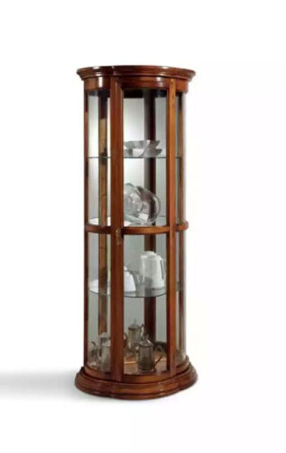 Jvmoebel Vitrine Wohnzimmer Anrichte Glas Vitrine Holz Schränke Möbel