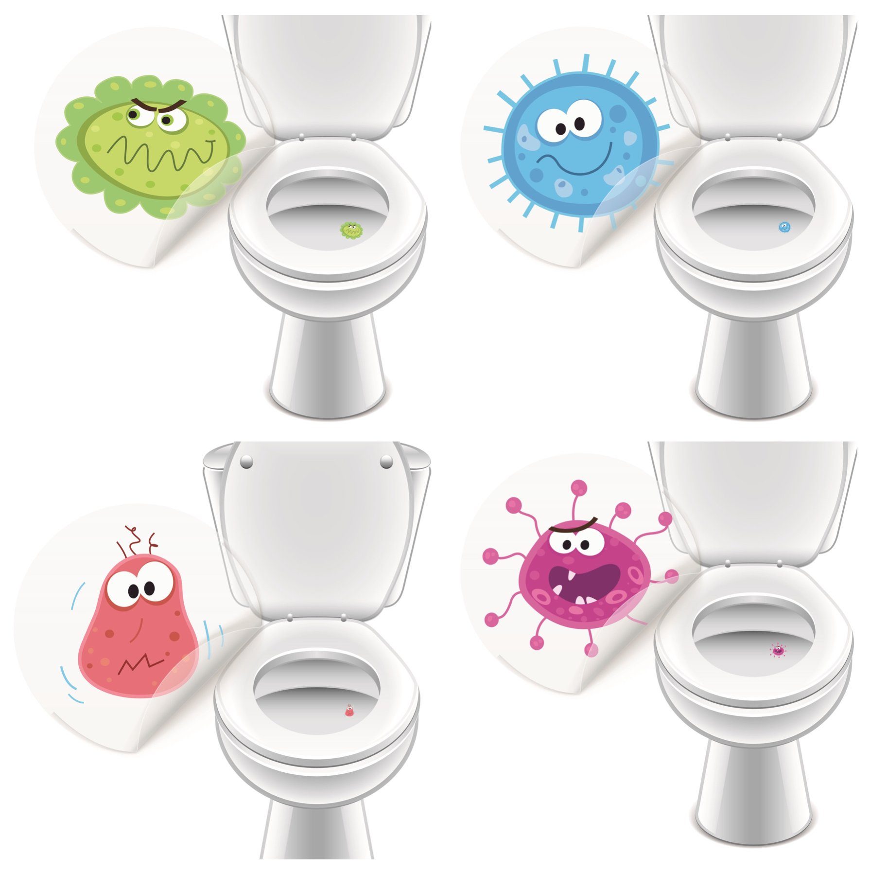 LK Trend & Style Sticker Toilettensticker für Urinale und Toiletten ...