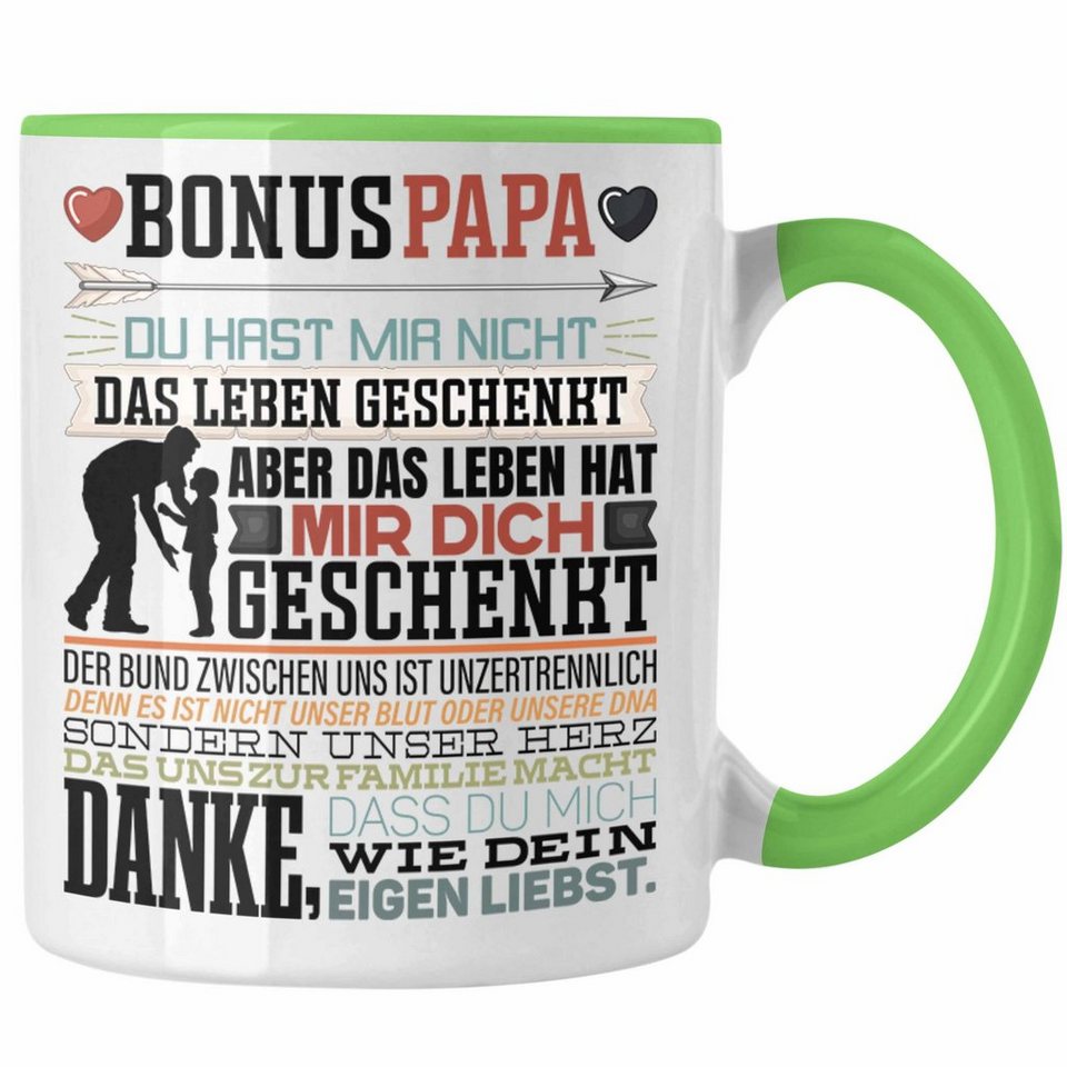 Trendation Tasse Bonus Papa Tasse Stiefvater Geschenk Stiefvater