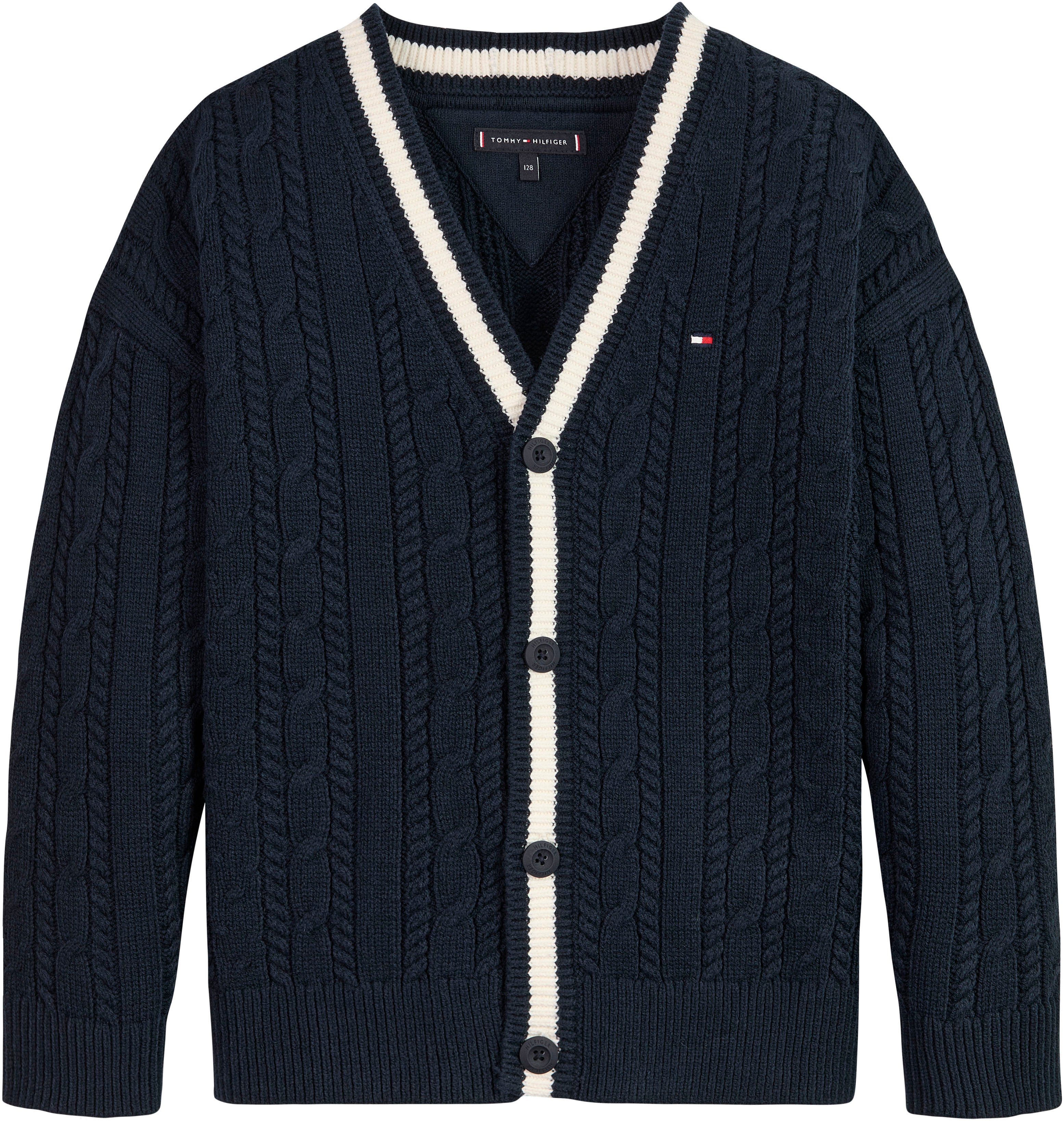 Tommy Hilfiger Strickjacke Essential Cable Cardigan