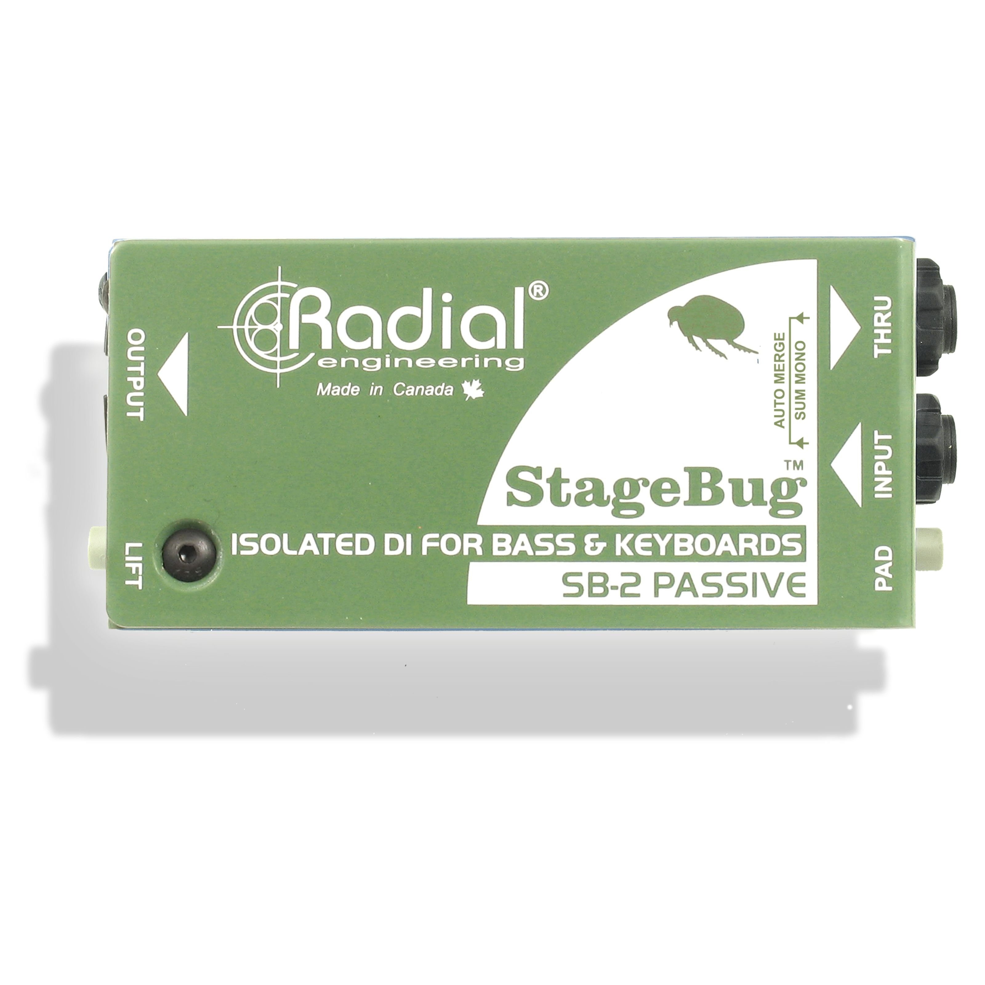 Radial Audio-Wandler, (StageBug SB-2 Passive DI Box, Studio Hardware, DI-Boxen), StageBug SB-2 ...