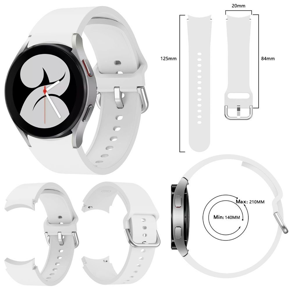Wigento Smartwatch Armband Für Samsung Galaxy Watch 6 5 4 Normal Pro