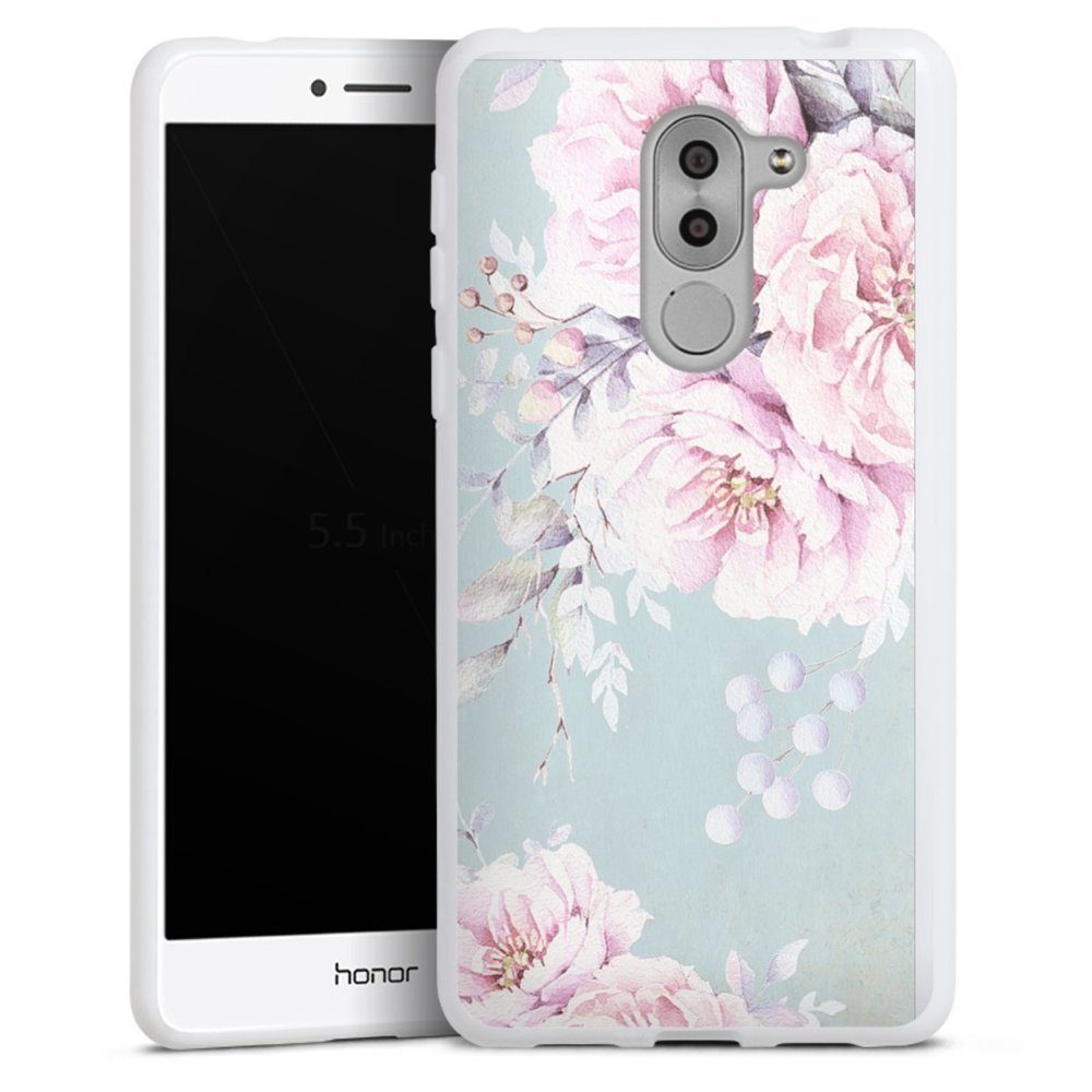 Deindesign Handyhülle Watercolour Flower Huawei Honor 6x Hülle Blume