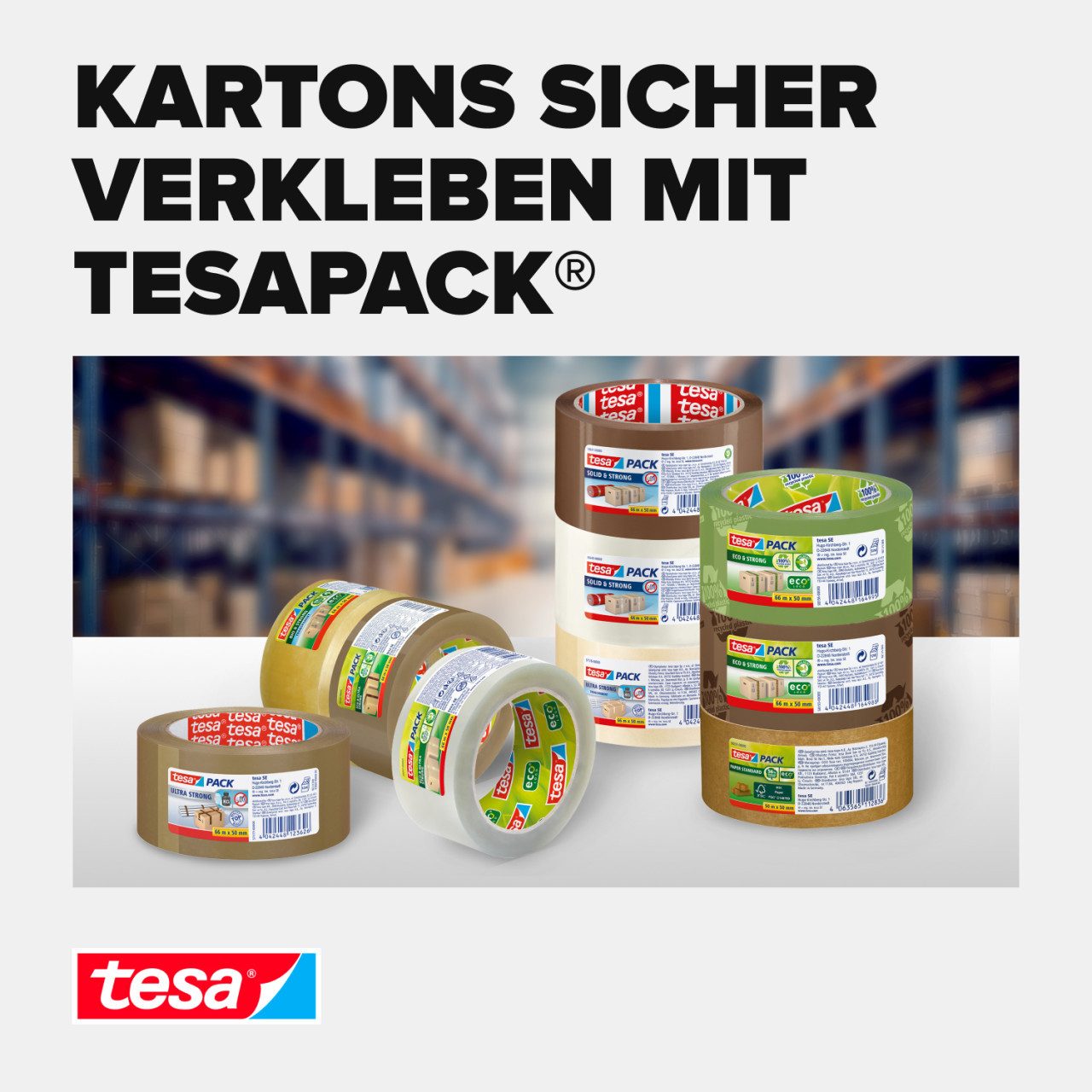 tesa Klebeband tesa Pack Extreme 50 m x 50 mm, transparent