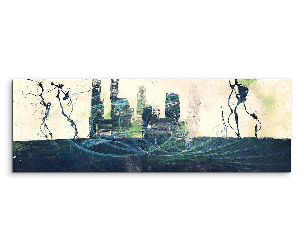 Sinus Art Leinwandbild Abstraktes Panoramabild 1435 150x50cm