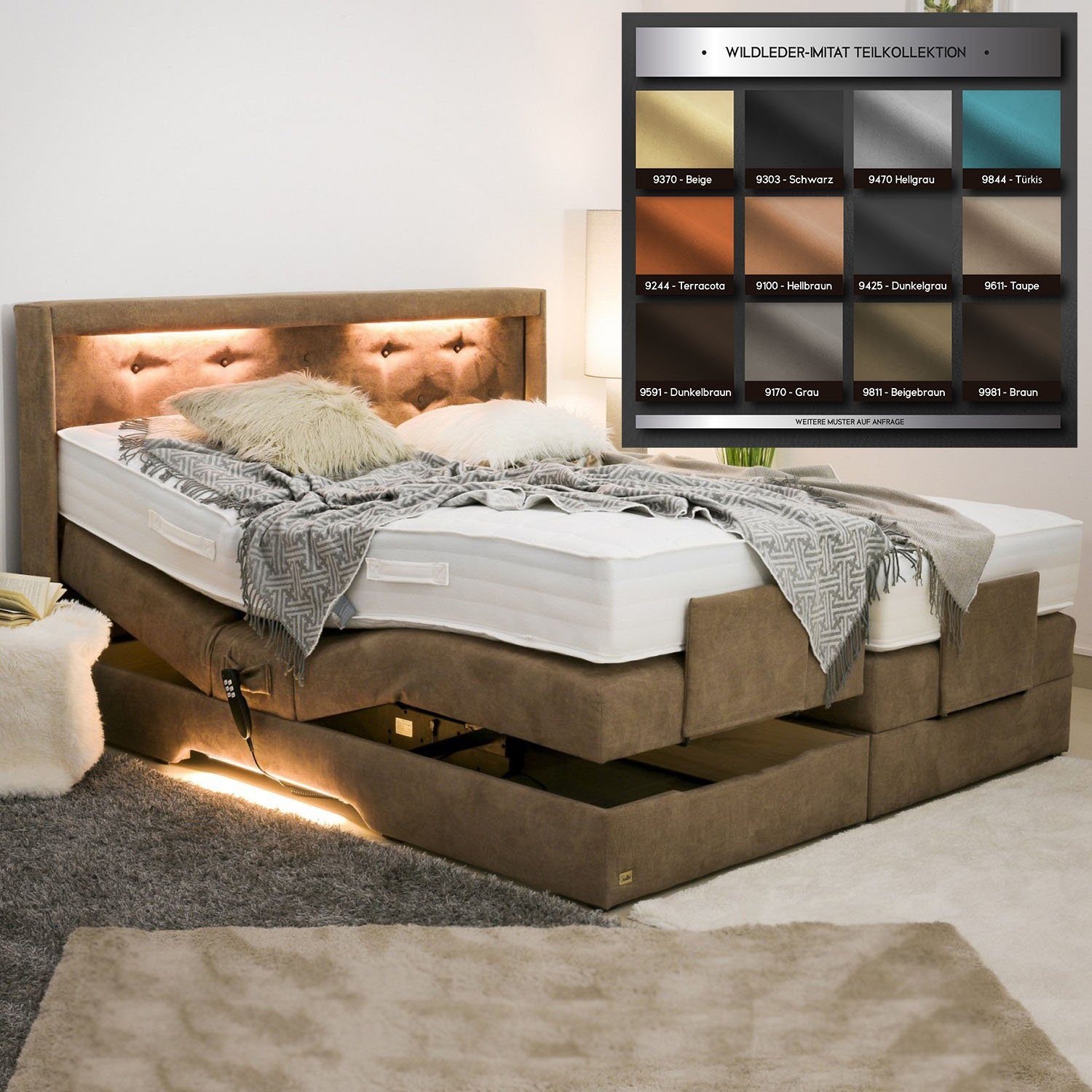 Verstellbare elektrische Betten 140x200 online kaufen | OTTO