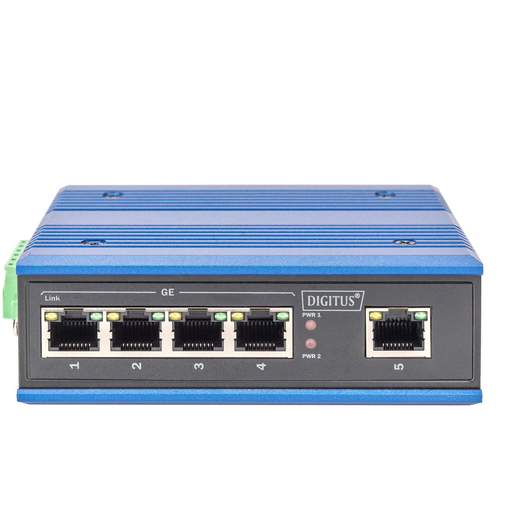 Digitus DN-651118 Netzwerk-Switch, Anschlüsse: 5x RJ-45 (LAN) gesamt