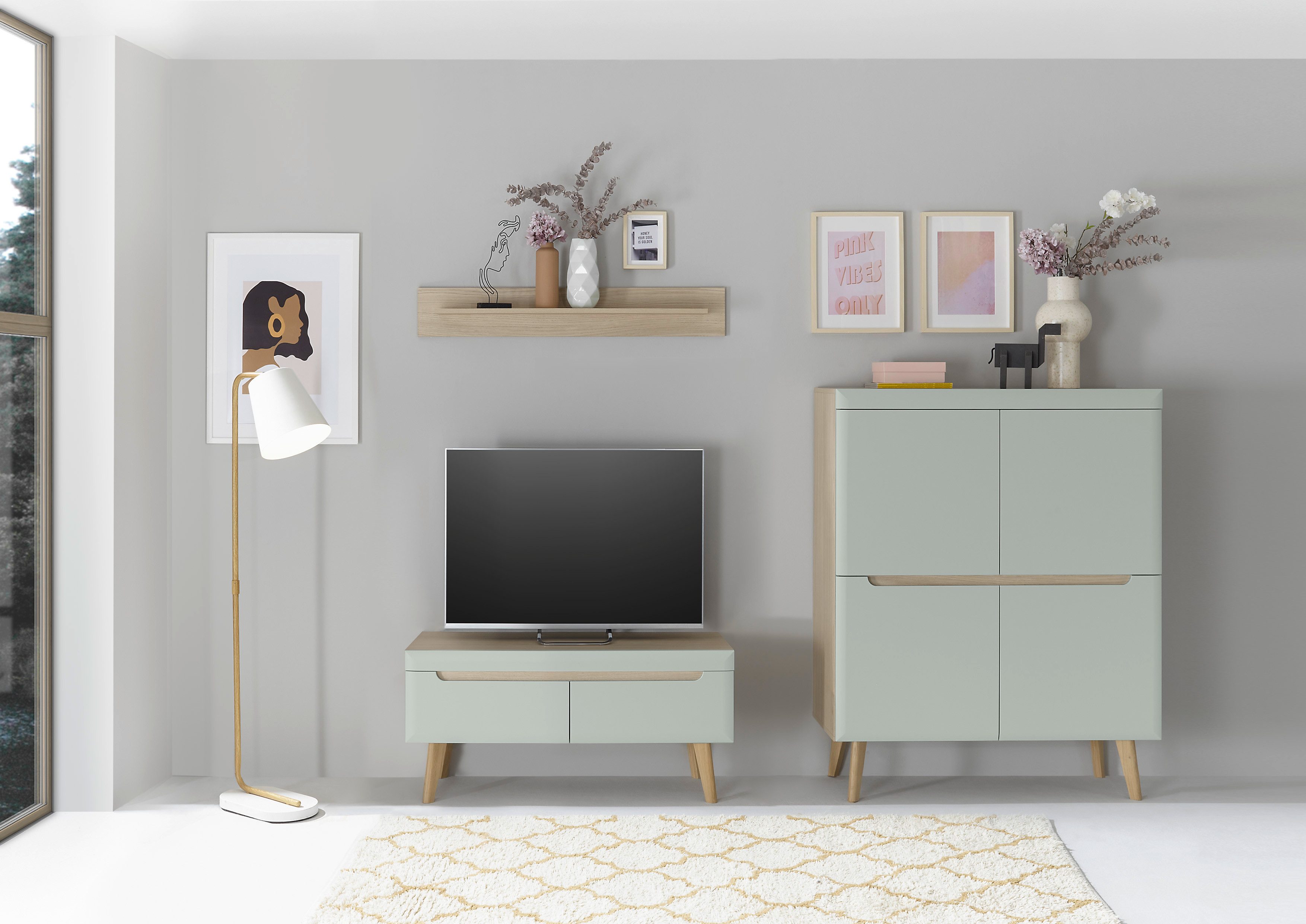 Inosign Wohnwand Torge Anbauwand Schrankwand Mediawand Wohnzimmer