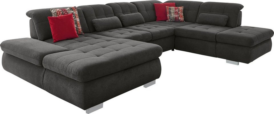 Die Planbar Ecksofa Mp In17004 Wahlweise Mit Bettfunktion Sitztiefen
