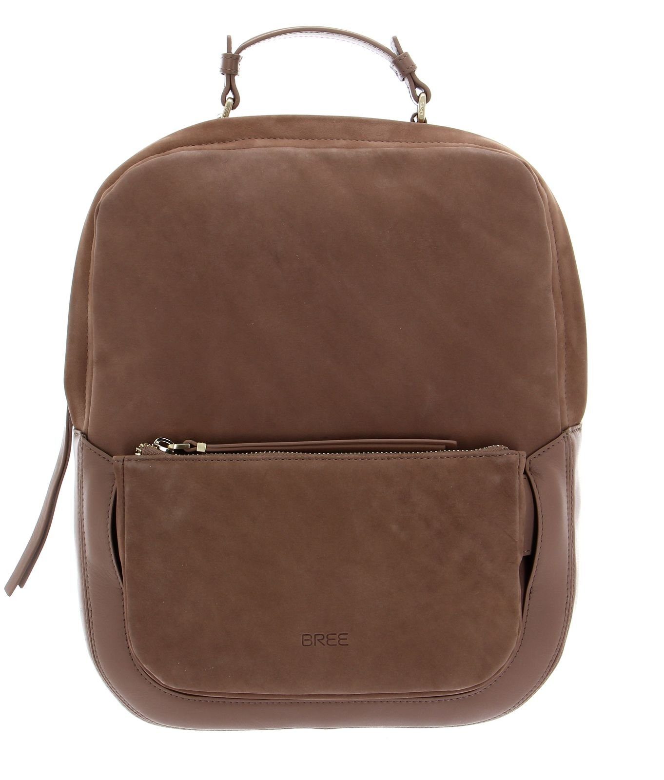 BREE Rucksack 7 Backpack (Set, 2-tlg), aus echtem Leder