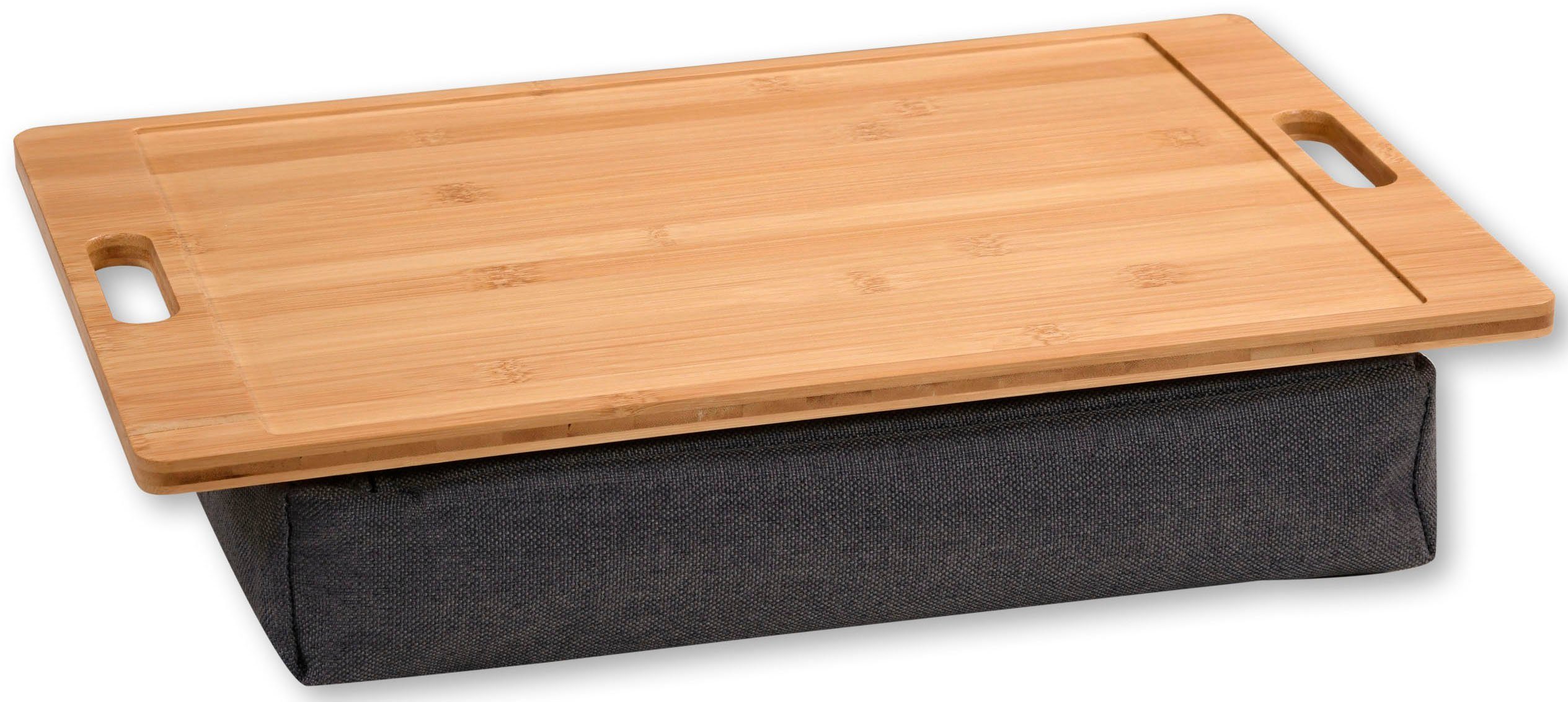 Kesper® Tablett Bambus 1 Tlg Knietablett Fsc® Zertifiziertem