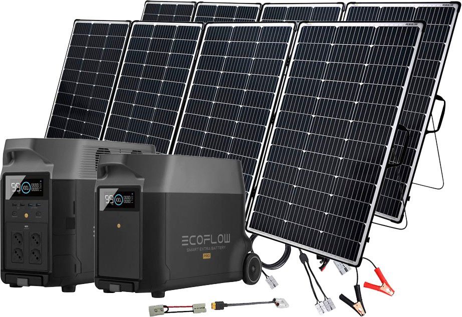 Ecoflow Solaranlage Delta Pro Powerstation Mit 2 X 440w Offgridtec