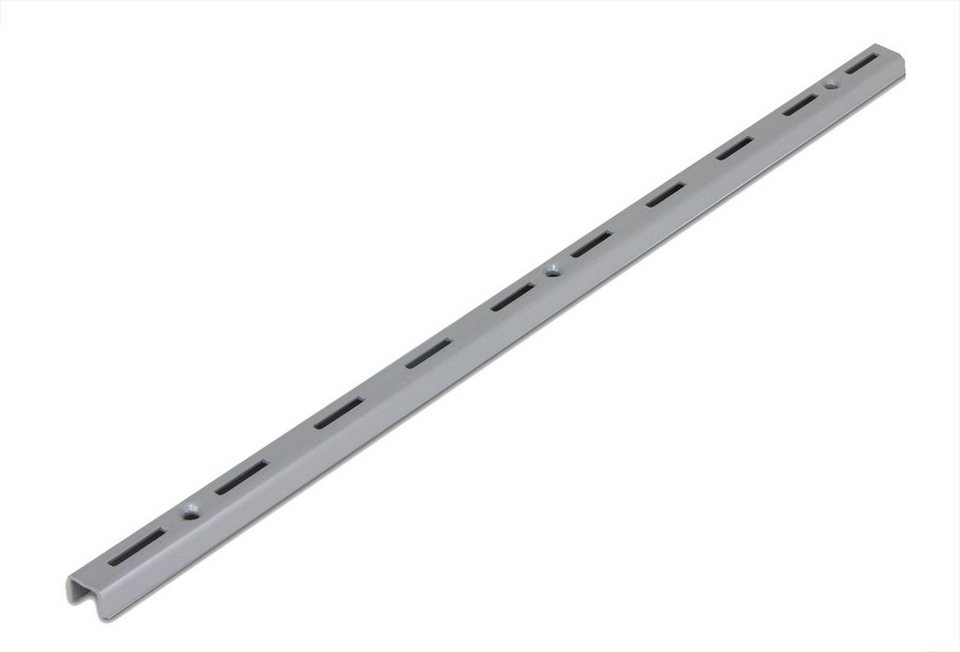 Bigdean Wandhalter Set Wandschiene Aluweiß 1 Reihig 50x5 Cm Basis Für