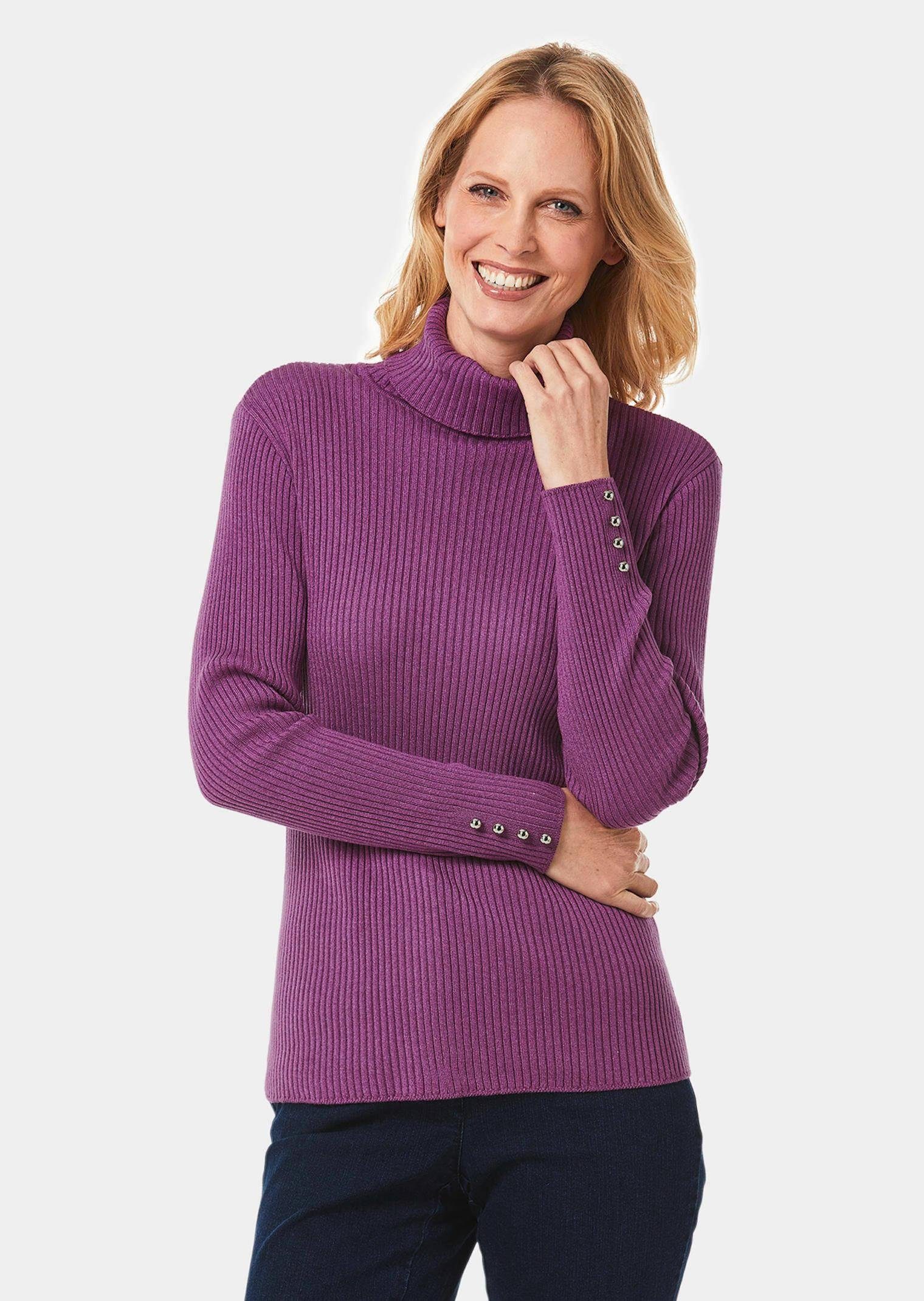 Goldner Rollkragenpullover Eleganter Rollkragenpullover Mit Optischen