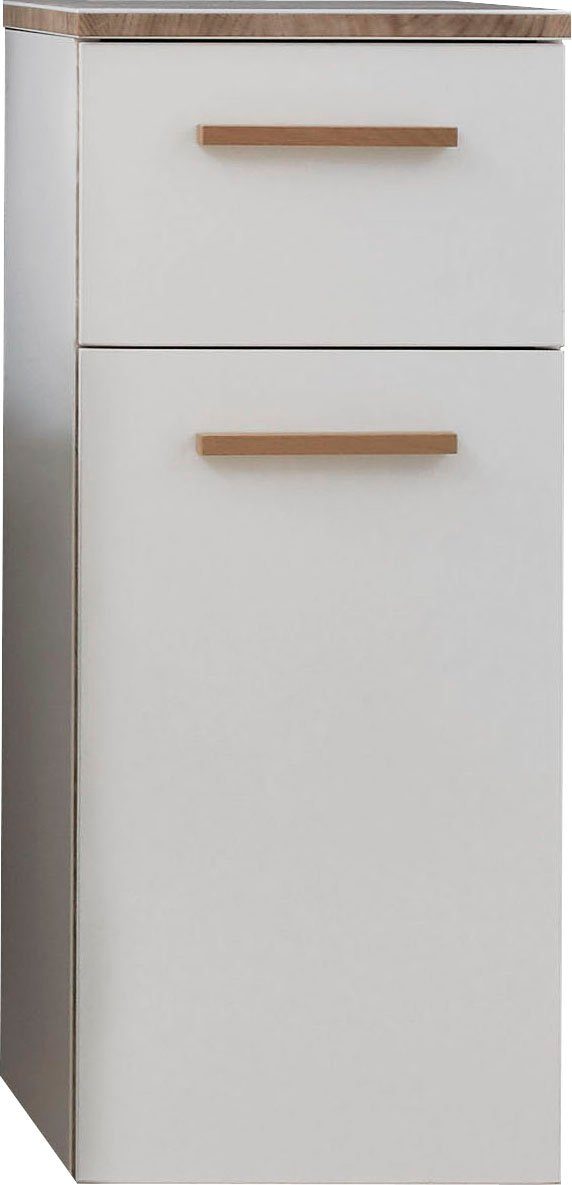 Saphir Unterschrank Quickset 931 Badschrank In Weiß Glanz 1 Tür 1