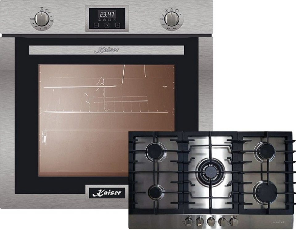 Kaiser Küchengeräte Gasherd Set Eg 6372 Kg 9356 Einbau Gasbackofen