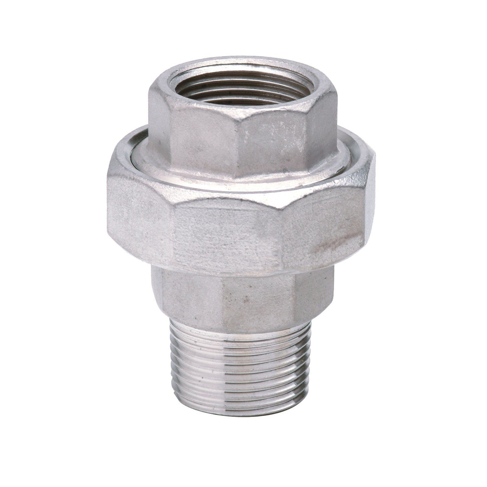 GEBO Gewindefitting Edelstahl Fitting Verschraubung 1/2 Zoll IG/AG konisch Gewindefitting