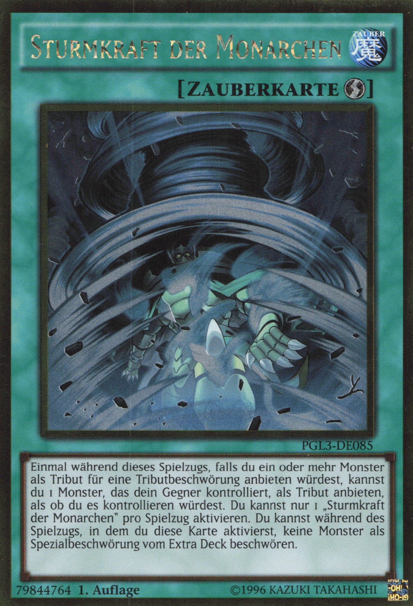 Recollectibles Sammelkarte Yugioh Karte Sturmkraft Der Monarchen