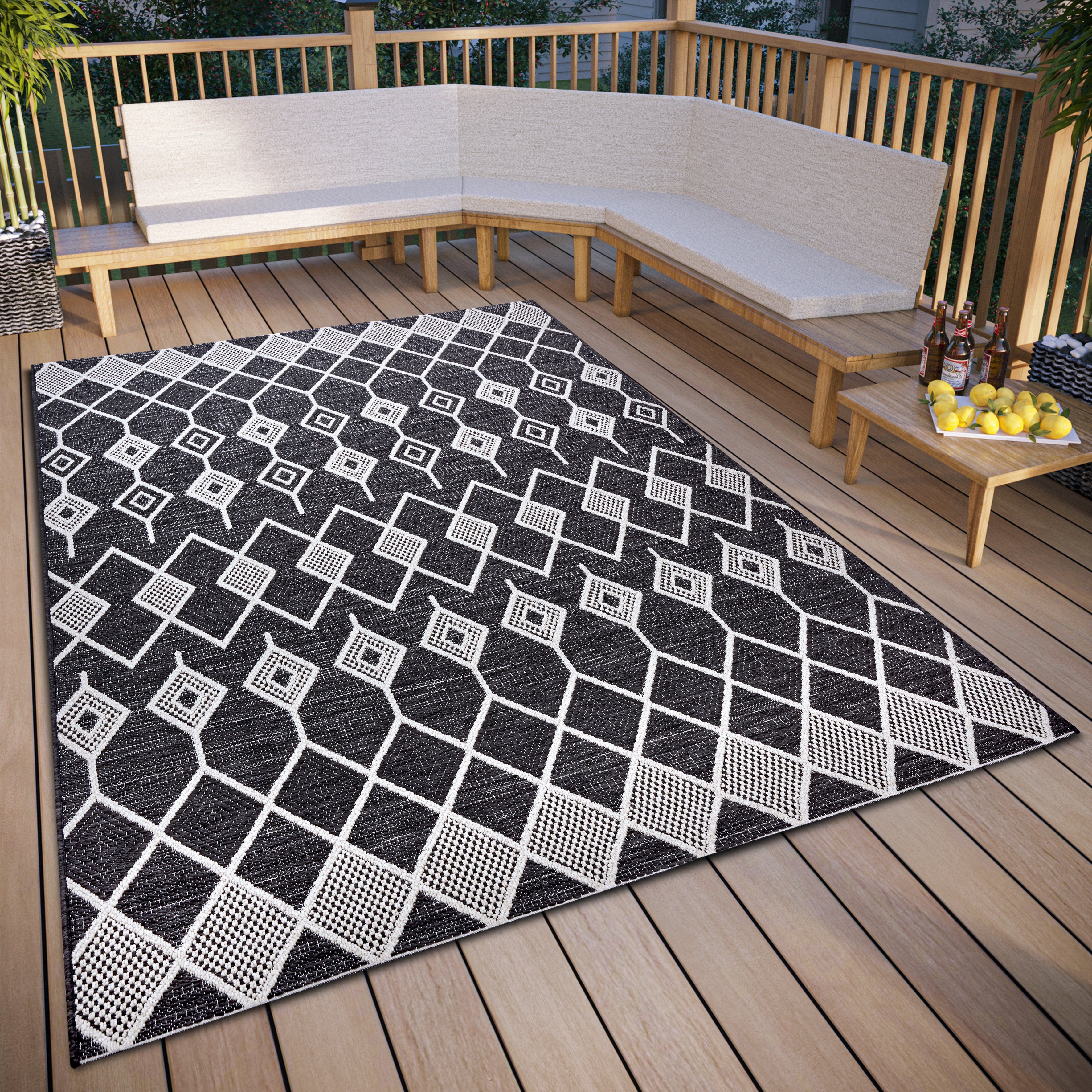 Teppich Pitu Elle Decoration Rechteckig Höhe 4 Mm In And Outdoor