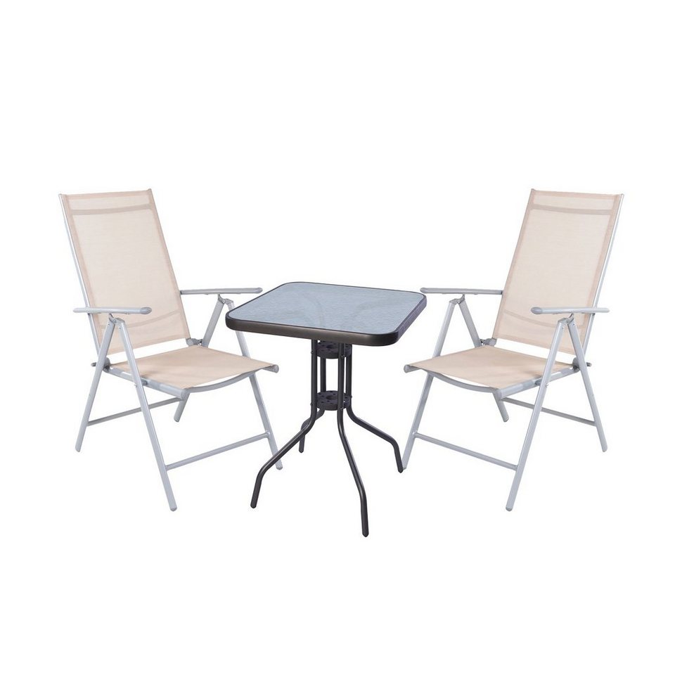 Mojawo Polstergarnitur 3 Tlg Bistro Garnitur Bistromöbel Klappstuhl