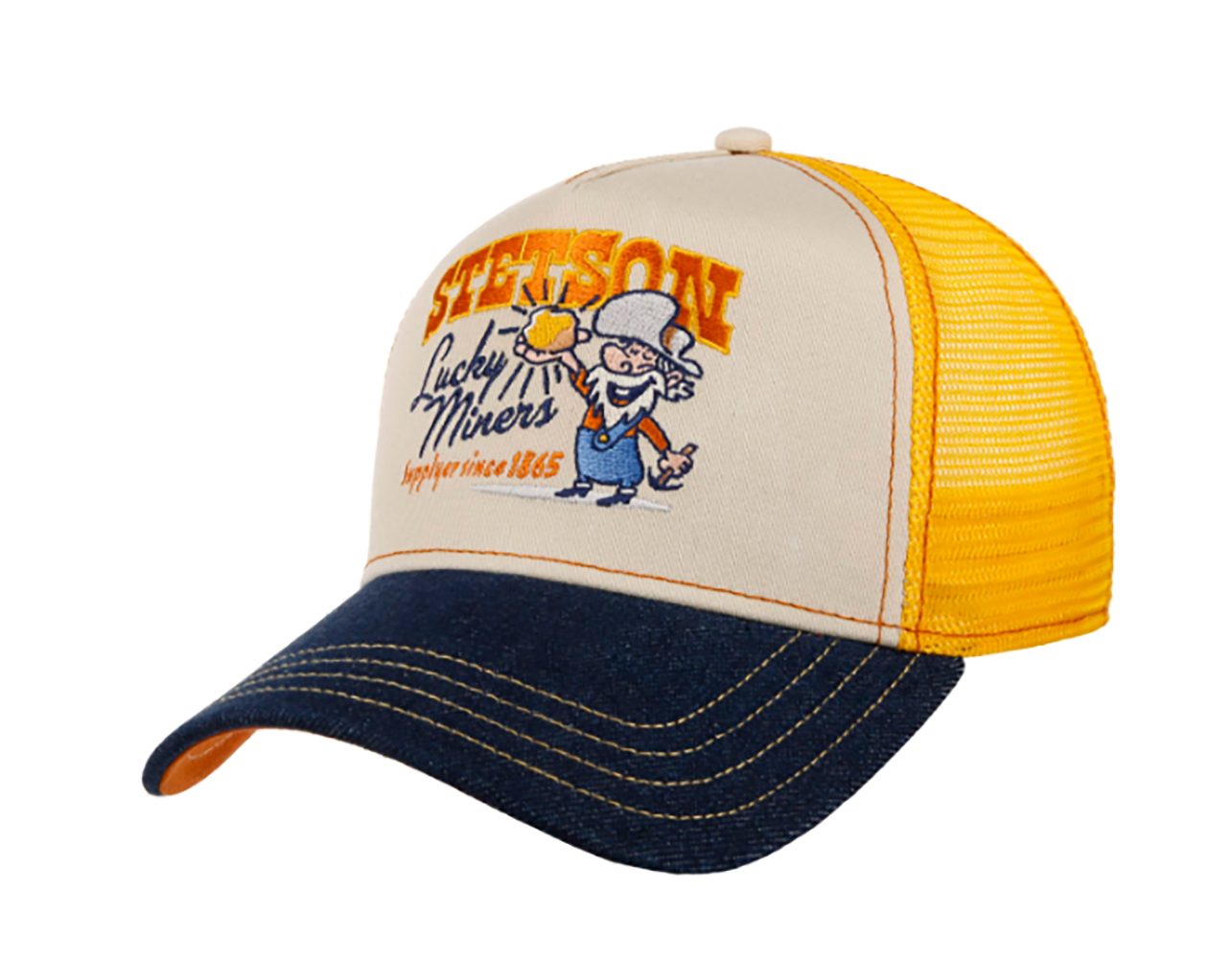 Stetson Trucker Cap "Lucky Miners" Basecap Snapback