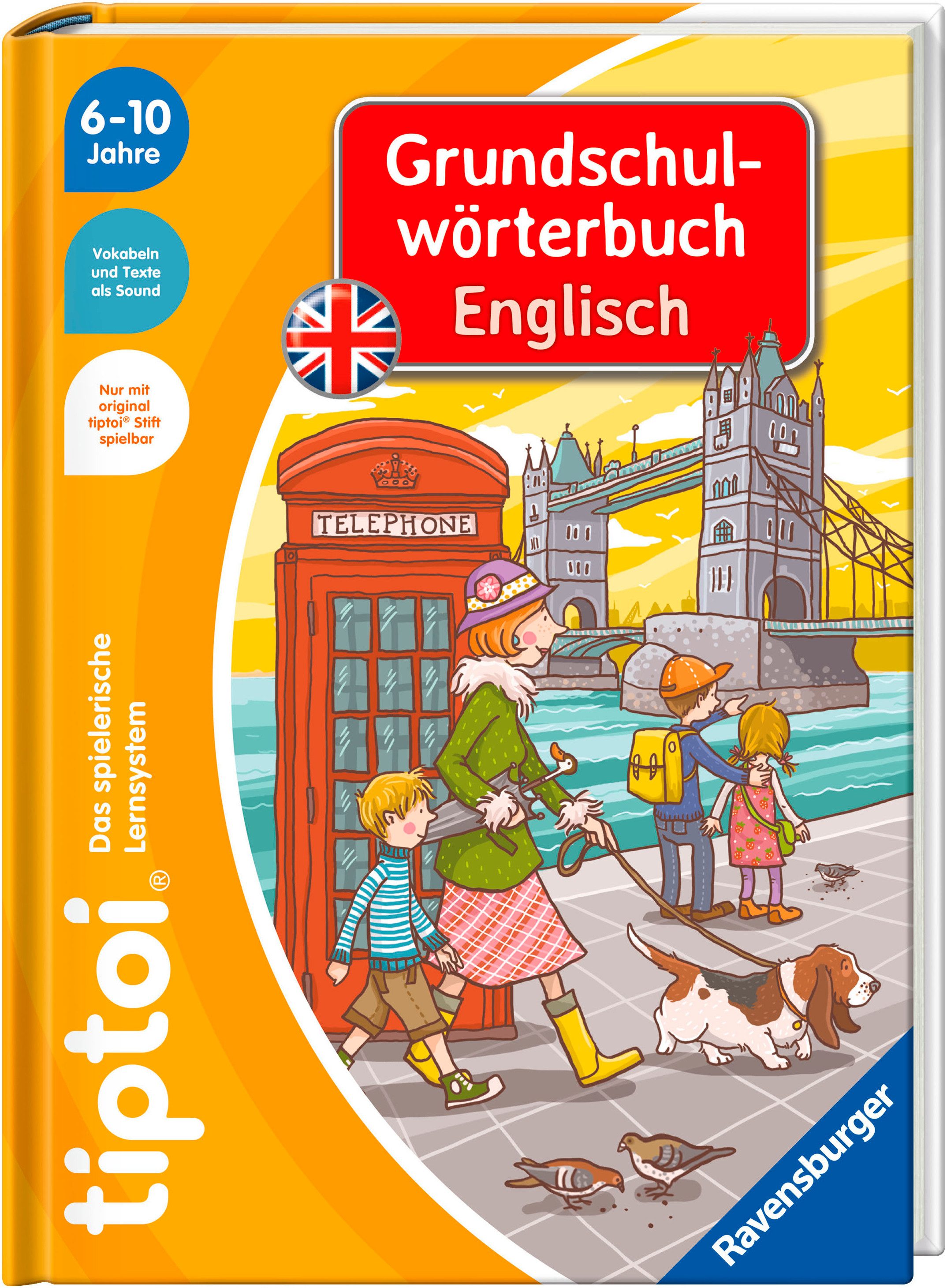 Ravensburger Kinderbuch tiptoi® Grundschulwörterbuch Englisch