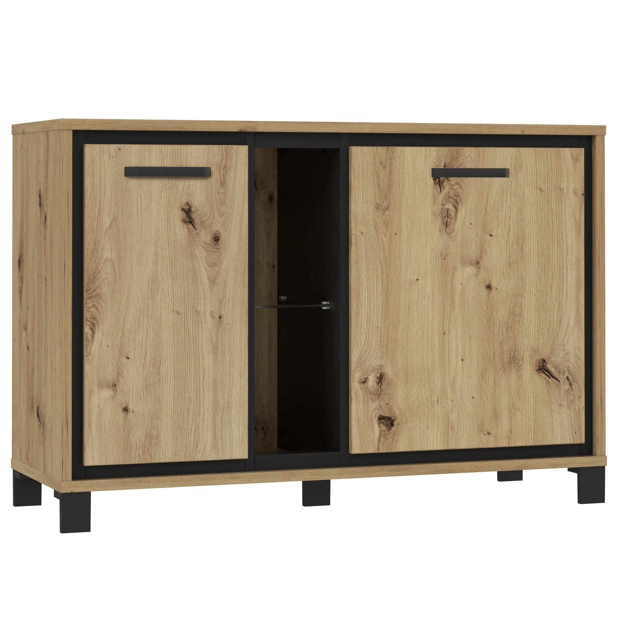 Newroom Kommode Winona, Kommode Artisan Eiche und schwarze Eiche Modern ...
