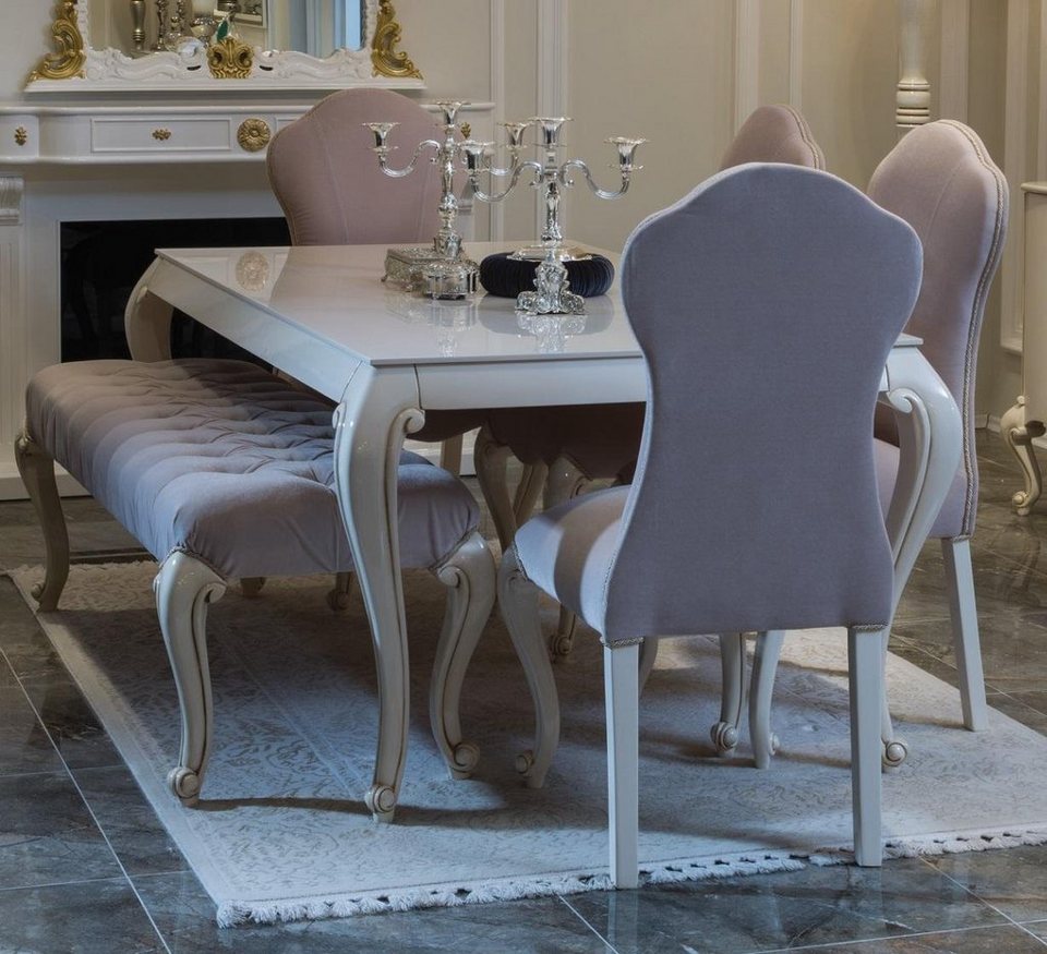 Jvmoebel Esszimmer Set Esszimmer Set Design Garnitur 6tlg Holz Möbel