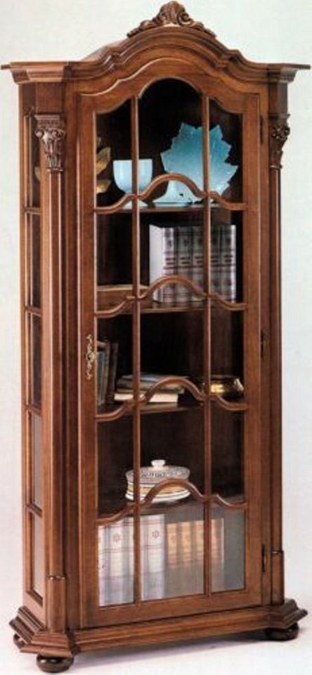 JVmoebel Glasvitrine Vitrine Wohnzimmer Möbel Anrichte Massive Holz ... JVmoebel Glasvitrine Vitrine Wohnzimmer Möbel Anrichte Massive Holz ...