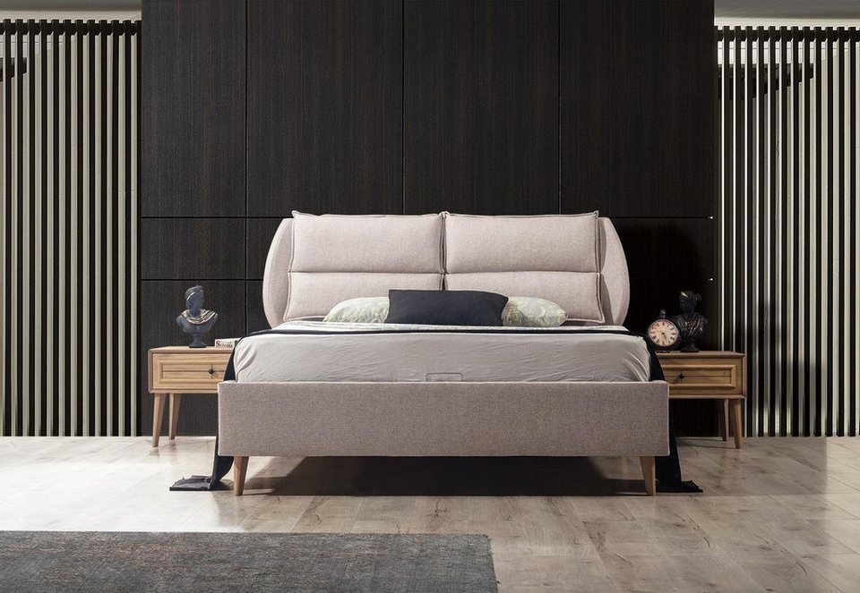 Jvmoebel Schlafzimmer Set Luxus Schlafzimmer Set Bett2x Nachttische