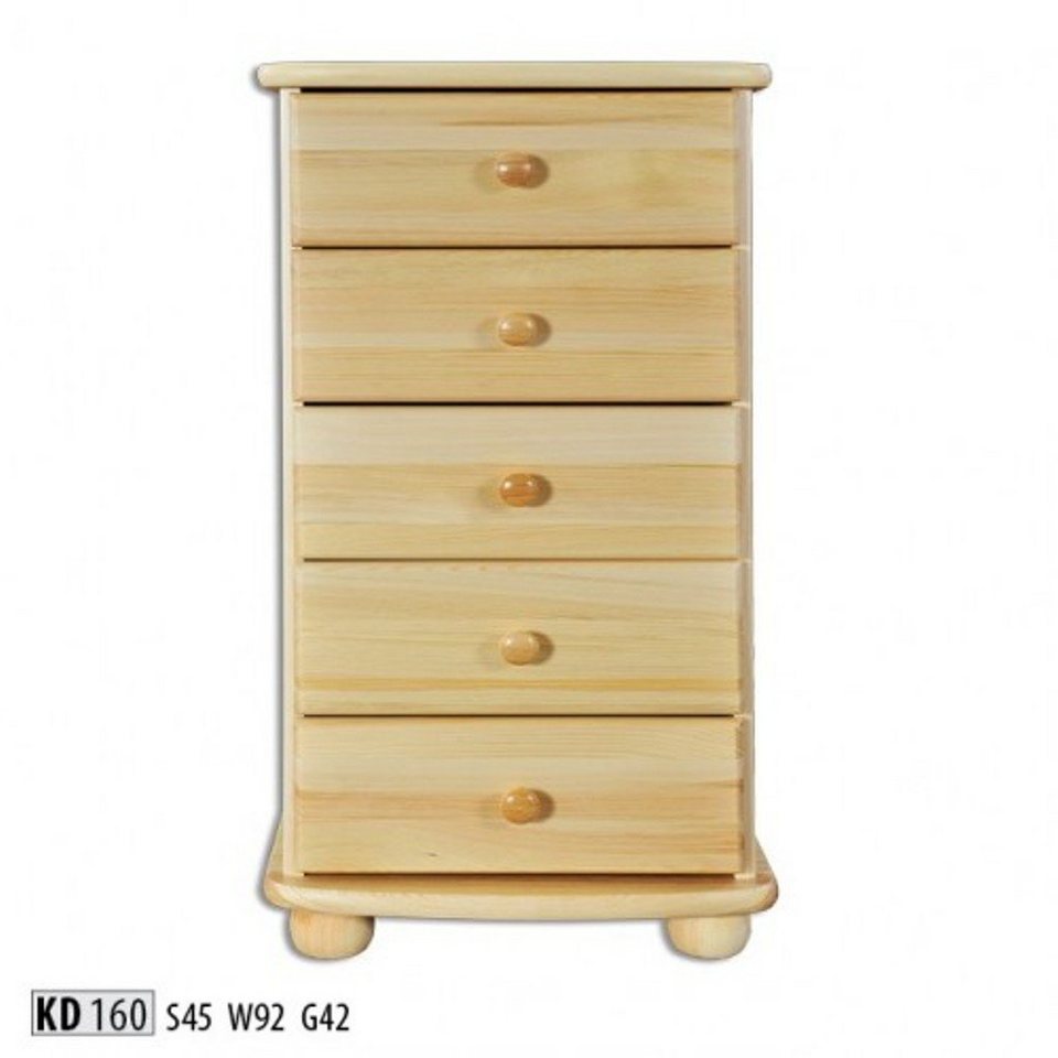 Jvmoebel Kommode Highboard Kiefer Massiv Vollmassiv Kommode Schränke