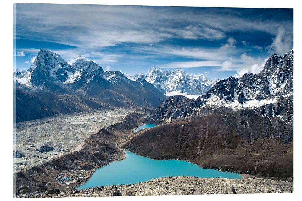 Posterlounge Acrylglasbild Editors Choice Berge Mit See Im Himalaya