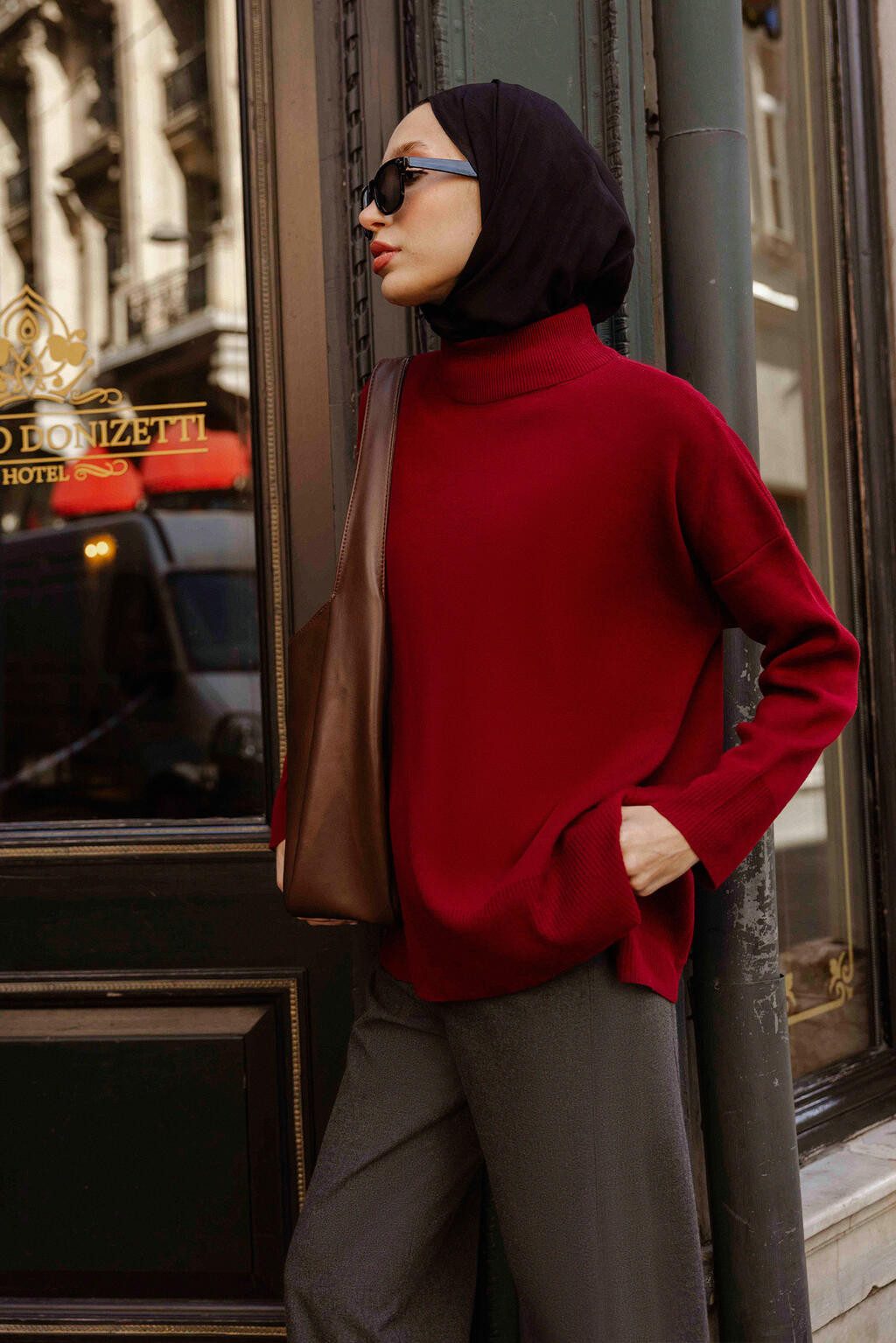 touche prive Sweatshirt ROLLKRAGEN-BASIC-STRICKPULLOVER