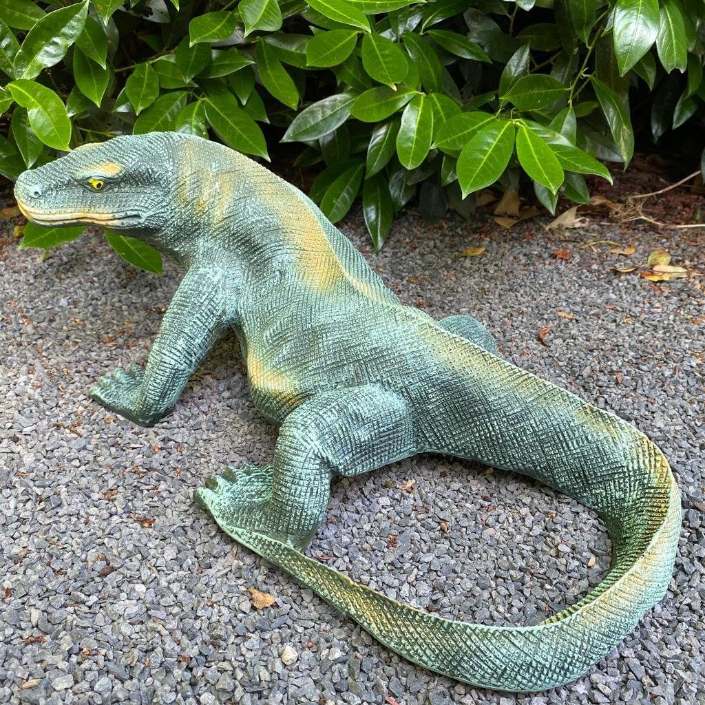 Aspinaworld Gartenfigur Waran Figur 49 Cm Lang Wetterfest Figur Für