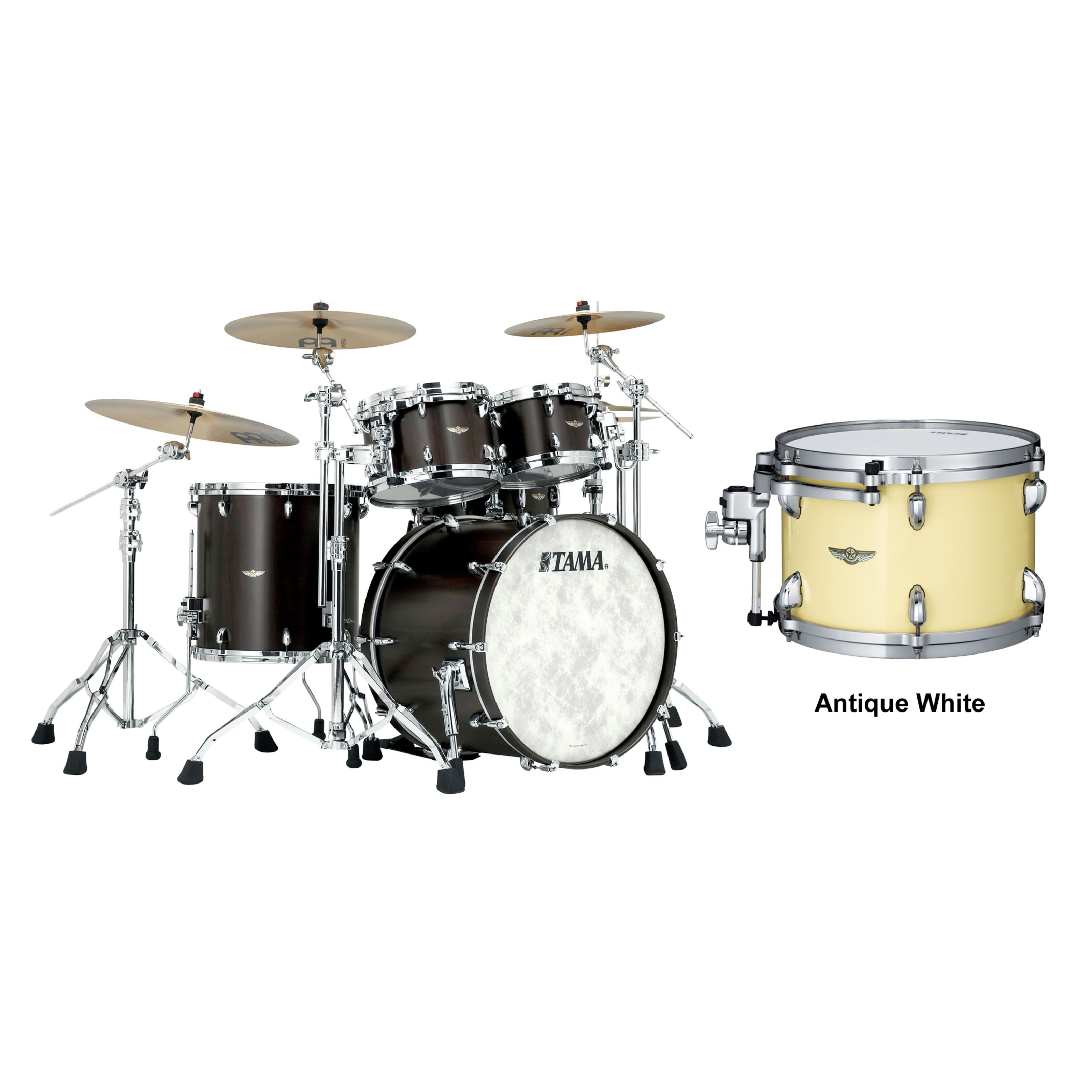 Tama Spielzeug-Musikinstrument, Star Walnut Shell Set TW42RZS-ATW, Antique White #ATW