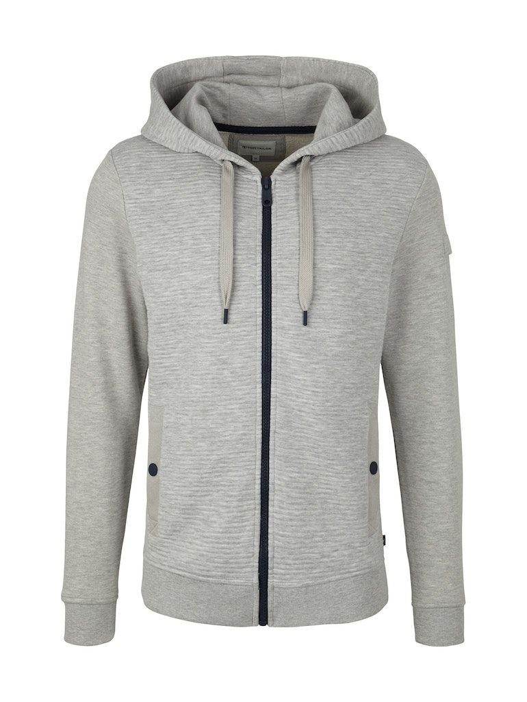 Tom Tailor Sweatjacke Grau 1 Tlg