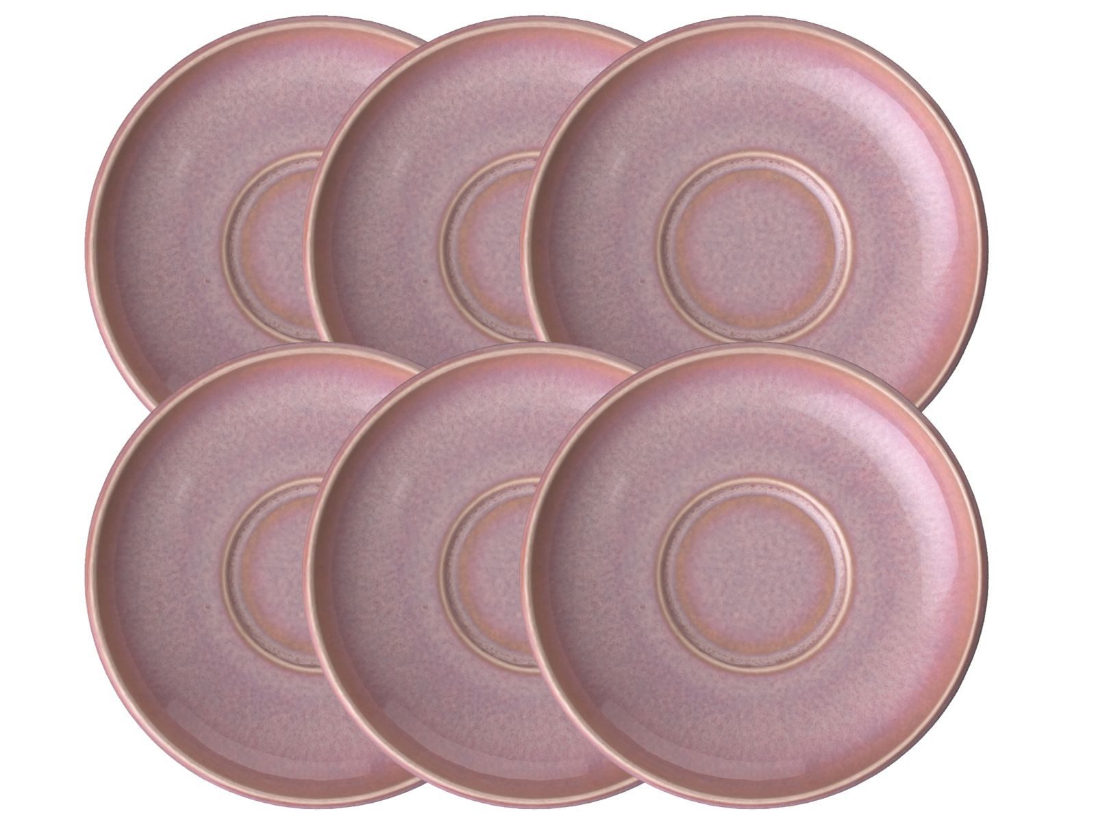 like. by Villeroy & Boch Espressotasse Perlemor Coral Espressountertasse 12 cm Set6, Premium ...