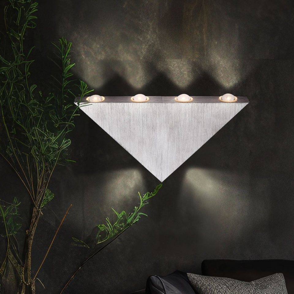 Globo Led Wandleuchte Led Leuchtmittel Fest Verbaut Warmweiß