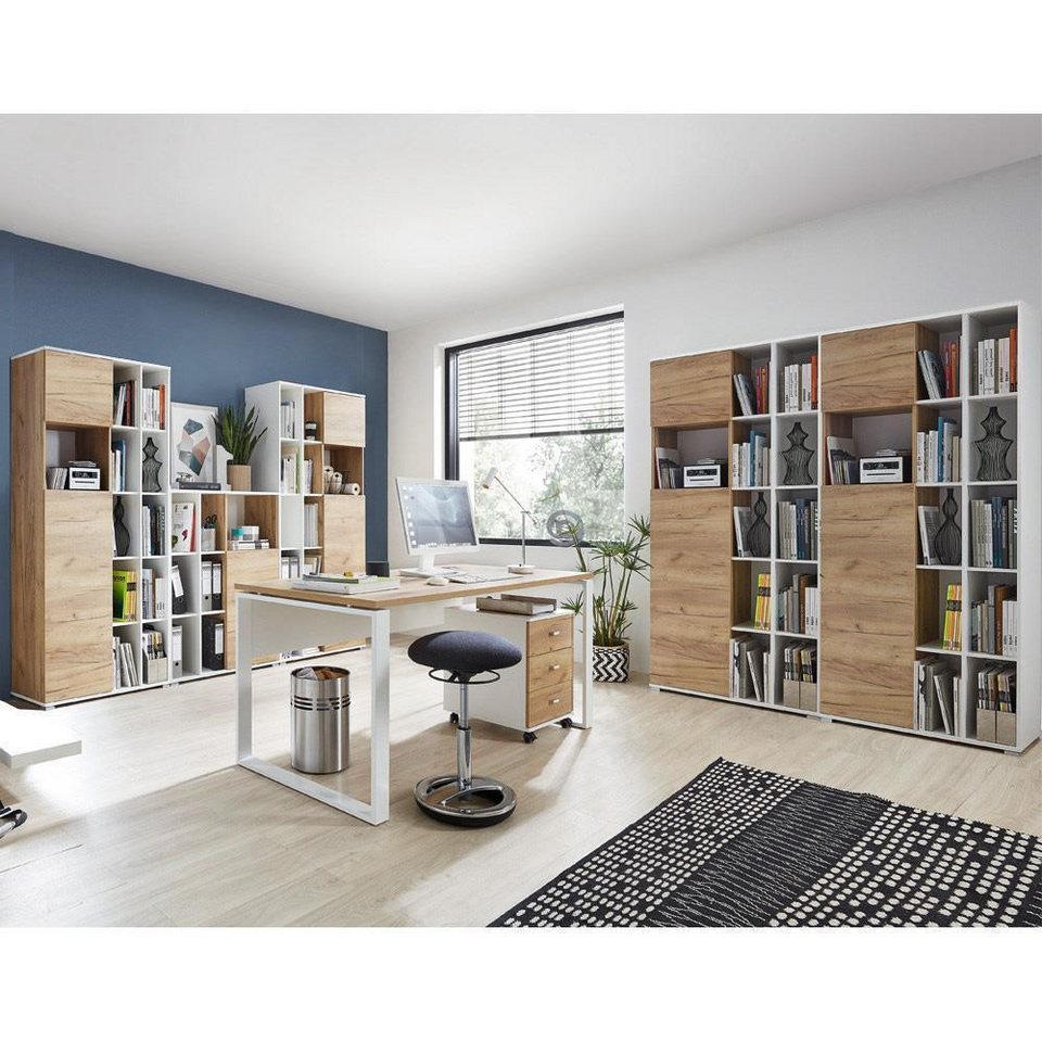 Lomadox Büromöbel Set Gent 01 Spar Set 7 Tlg Schreibtisch