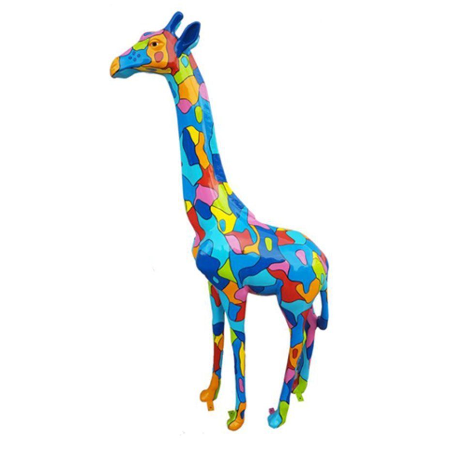 Jvmoebel Dekoobjekt Moderne Skulptur Giraffe Figur Kunststoff Statuen
