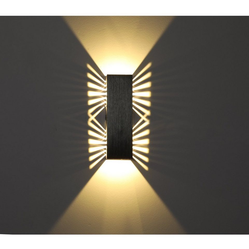 Iscooter Wandleuchte 6w Led Wandlampe Innen Lichtstrahl 3000k Warmweiß
