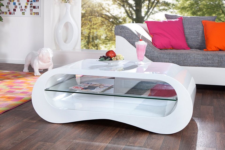 Riess Ambiente Couchtisch Appartment 110cm Weiß