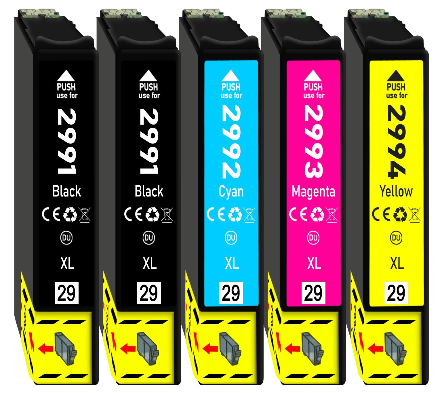 Druckerparadies 5er Multipack Für Epson 29xl Tintenpatronen Set