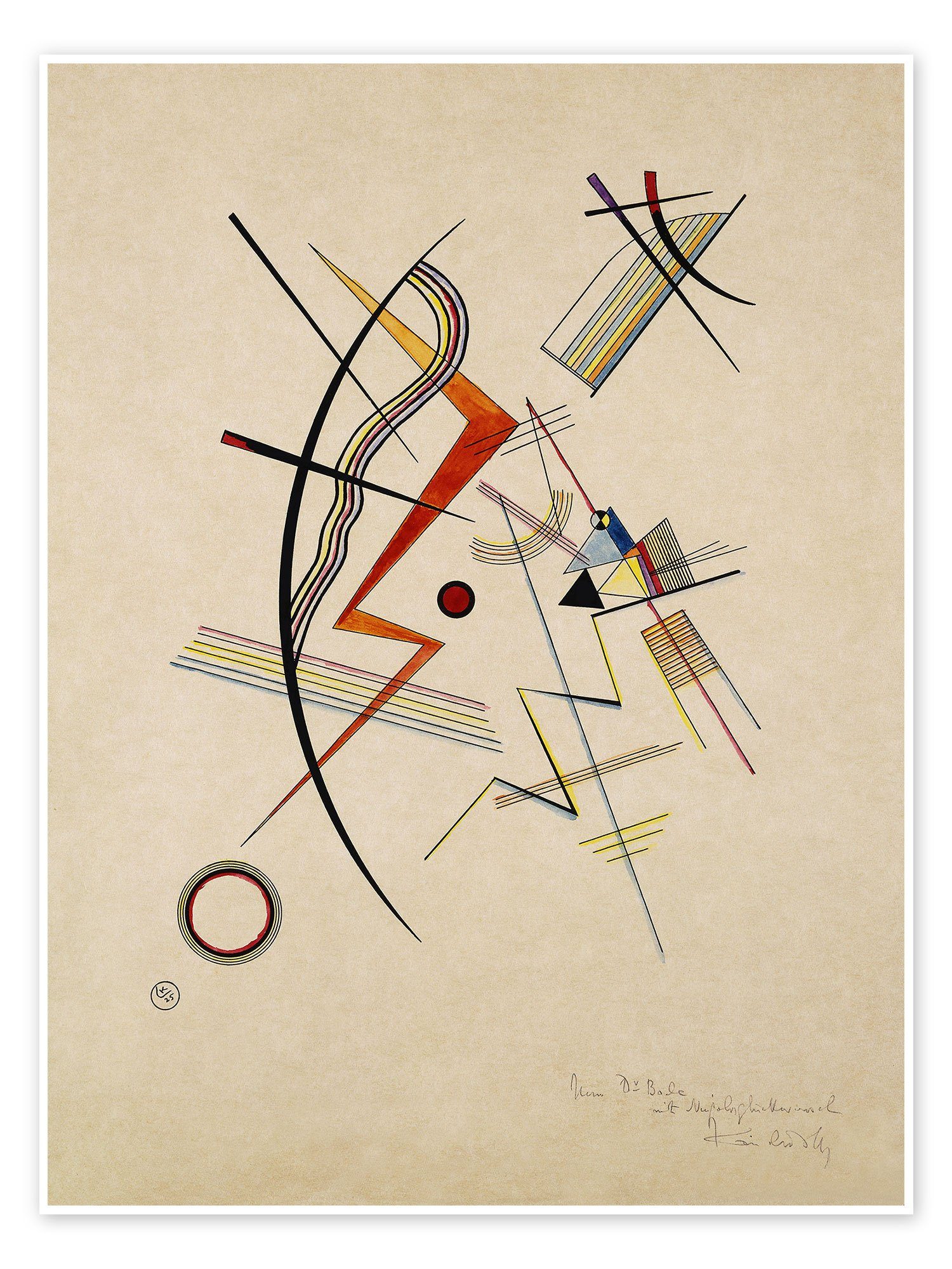 Posterlounge Poster Wassily Kandinsky Jahresgabe Für Die Kandinsky